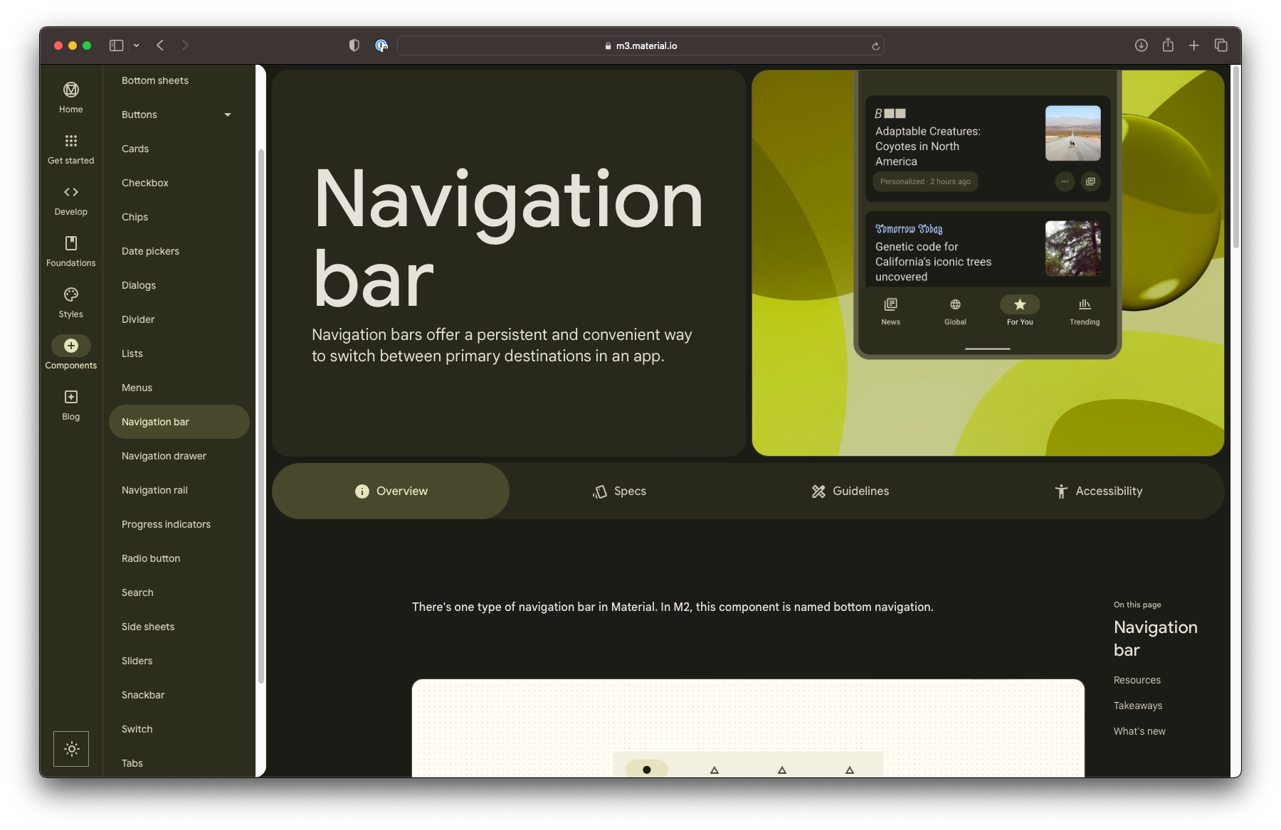 Tab Bars vs Navigation Bars