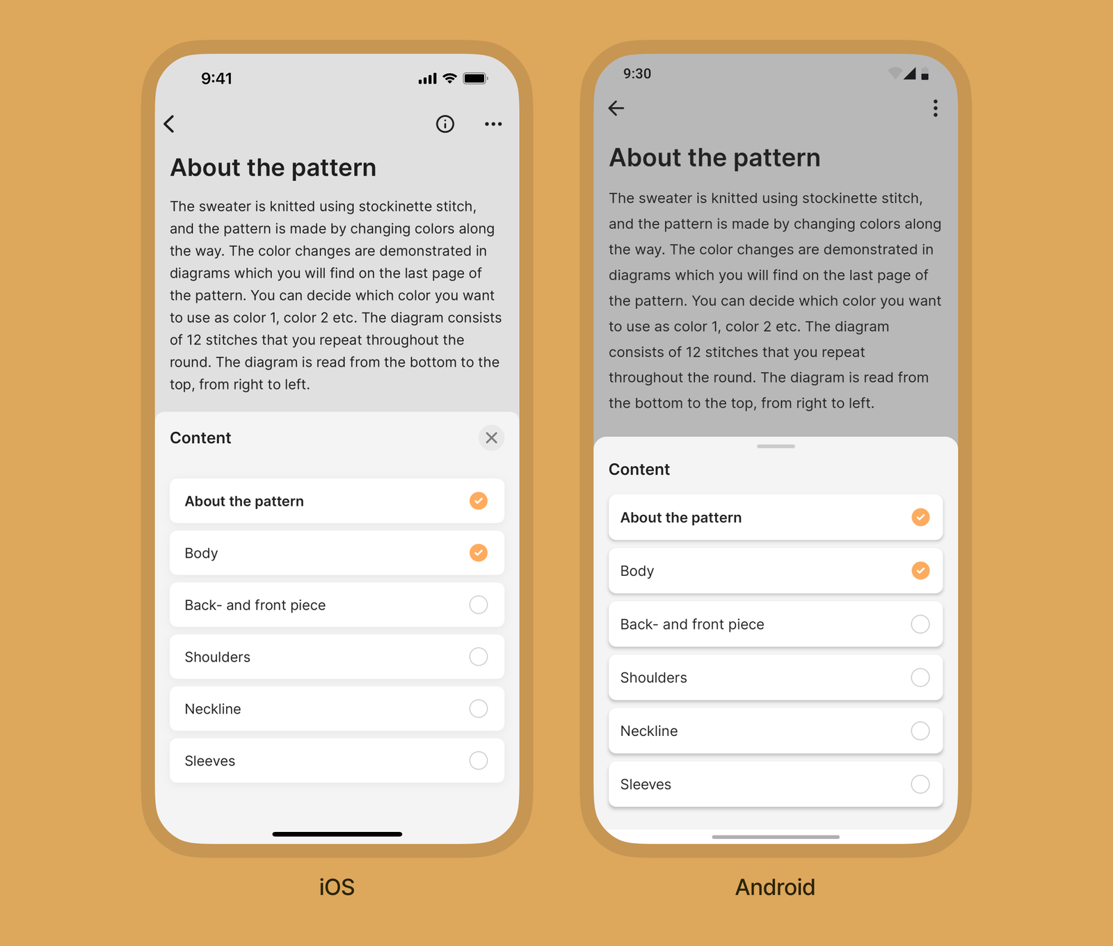 Bottom Sheets vs Fullscreen Modals