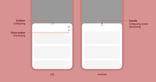 Bottom Sheets vs Fullscreen Modals